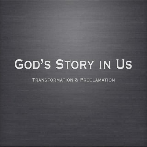 Gods Story In Us Power Of Testimony | PPT