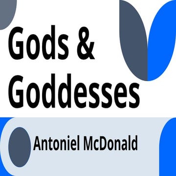 Hinduism Gods, Goddesses and their History | PPTX