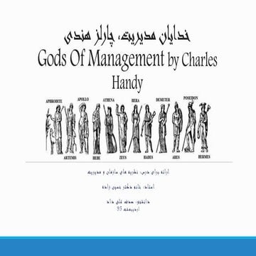 Gods of management by Charles Handy- Sadaf Alidad | PPTX