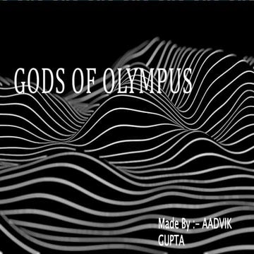 Gods of olympus | PPTX