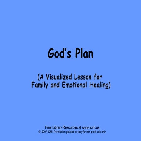 God's Plan PowerPoint | PPT