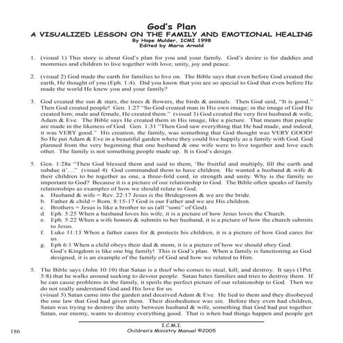 God's Plan (Script + Black and White Visuals) | PDF