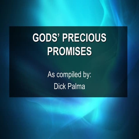 God’s Precious Promises | PPT
