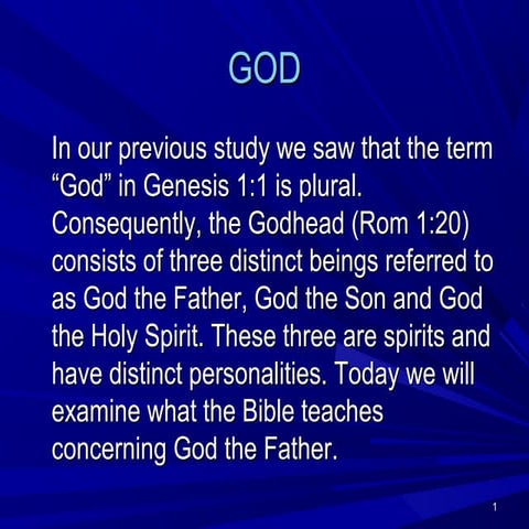 God the Father | PPT