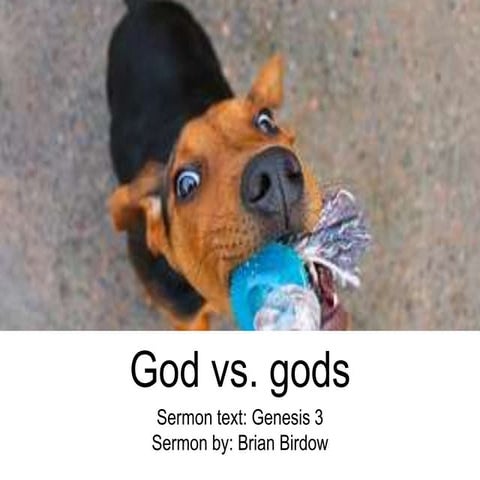God vs. gods (Genesis 3) | PPT