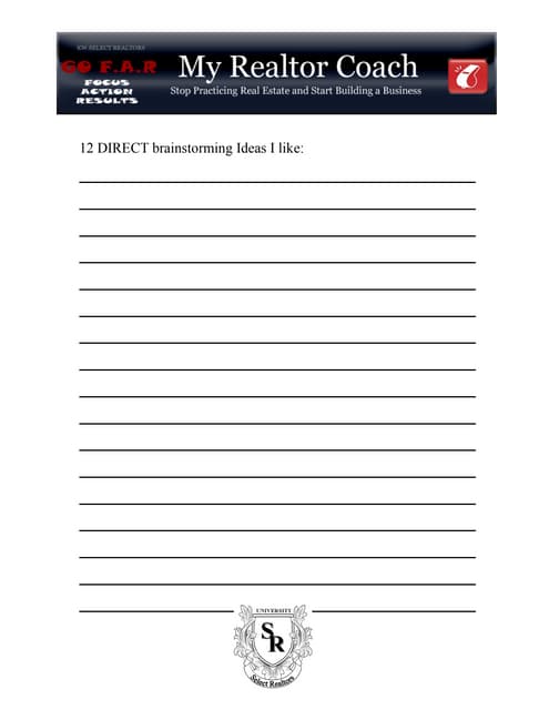 Session 3: Lead Generation 1 | PPT