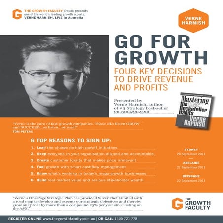 Go For Growth: Four Key Decisions to Drive Revenue and Profits | PDF