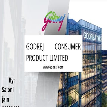 goorej consumer product limited ppt 1398 | PPTX