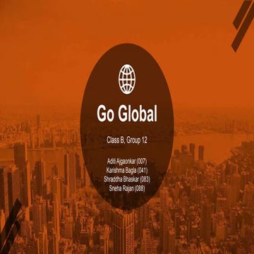Go global case study: HBR | PPTX
