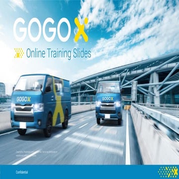 GoGoX Training Slides for Driver-Partners | PDF