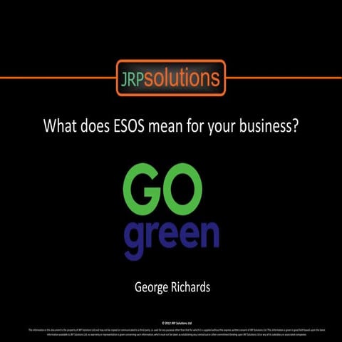 ESOS Explained | PPTX