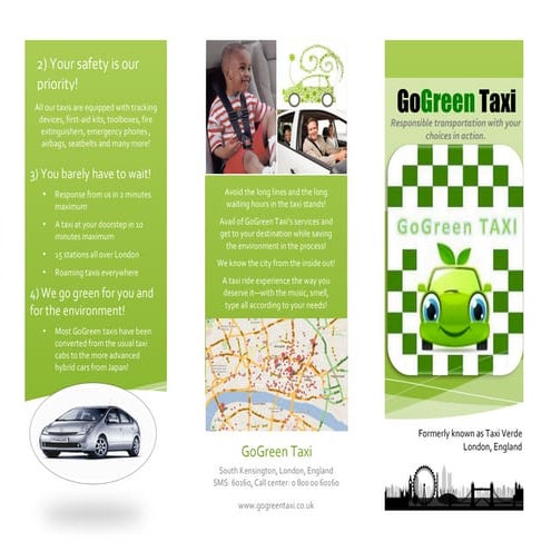 GoGreen Taxi Brochure | PDF