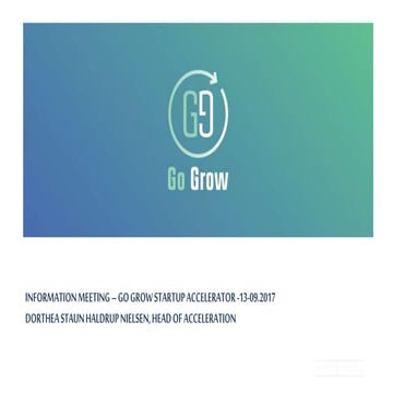 Go Grow Program Intro | PPT