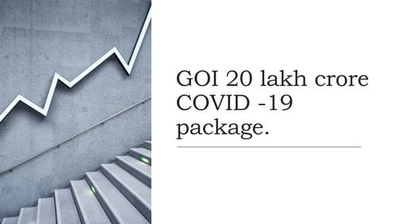 Covid 19 stimulus package | PPT