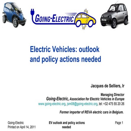 Going electric | PPT
