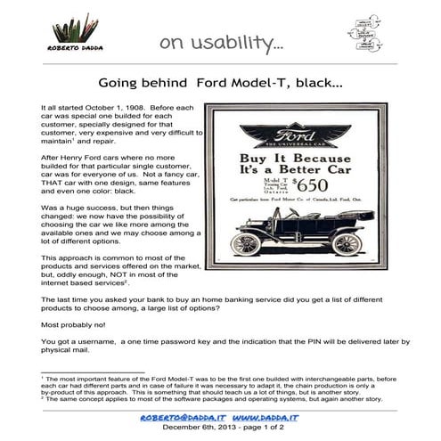 Going behind black ford model t… | PDF