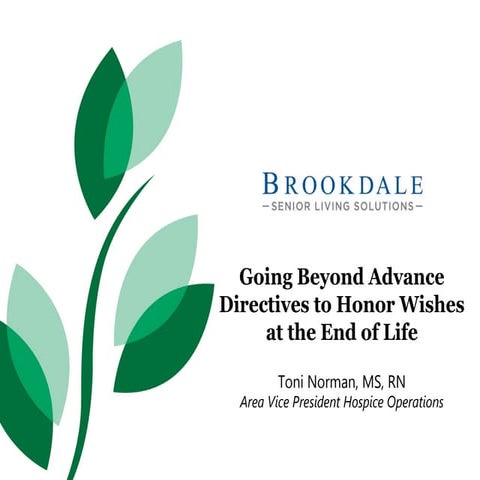 Going Beyond Advance Directives | PPT