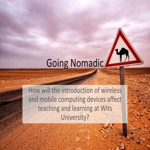 Going nomadic | PPT