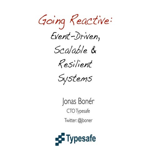Go Reactive Event Driven Scalable Resilient And Responsive Systems Ppt