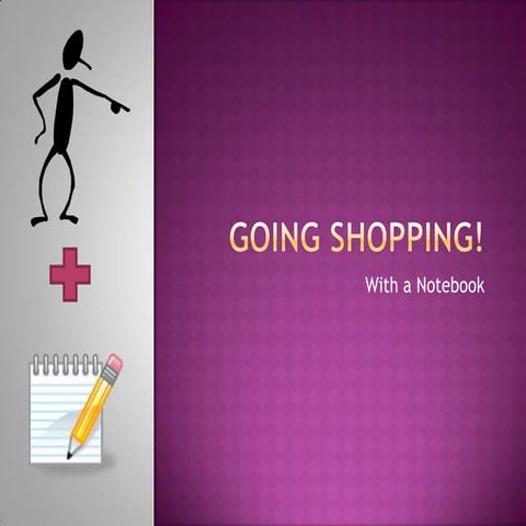 Going shopping! | PPTX