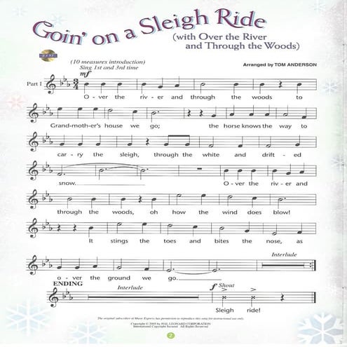 Goin' on a sleigh ride | PDF