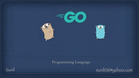Golang Go Programming Language Pptx Programming Languages Computing