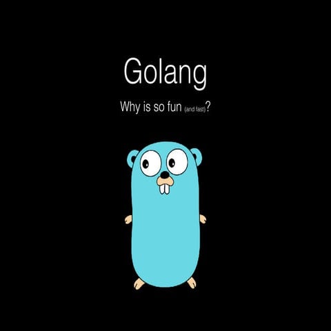 Golang - Why is so fun? | PPT