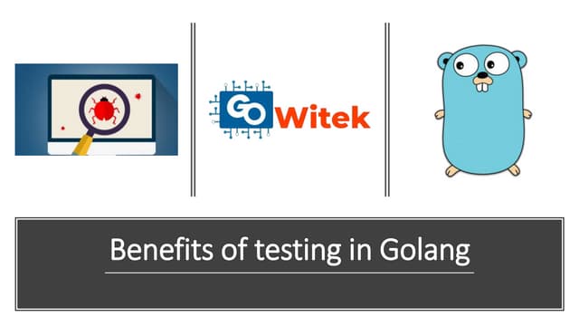 Golang Testing Ppt