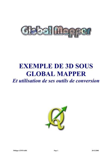 Global mapper | PDF