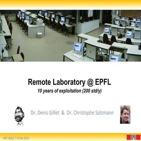 EPFL Remote Lab Framework | PPT