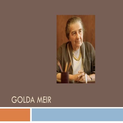 Golda meir actuliz | PPT