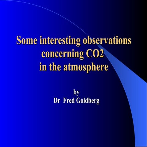 Goldberg CO2 | PPT