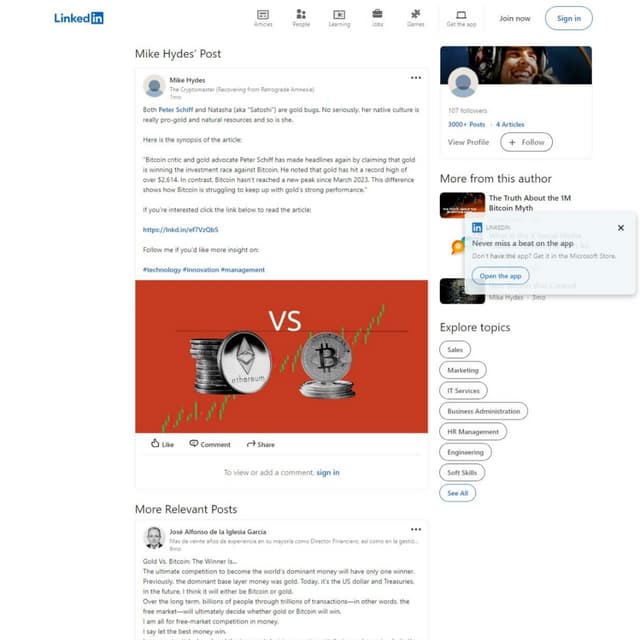 This is a Copy of My Gold Bugs LinkedIn Post | PDF