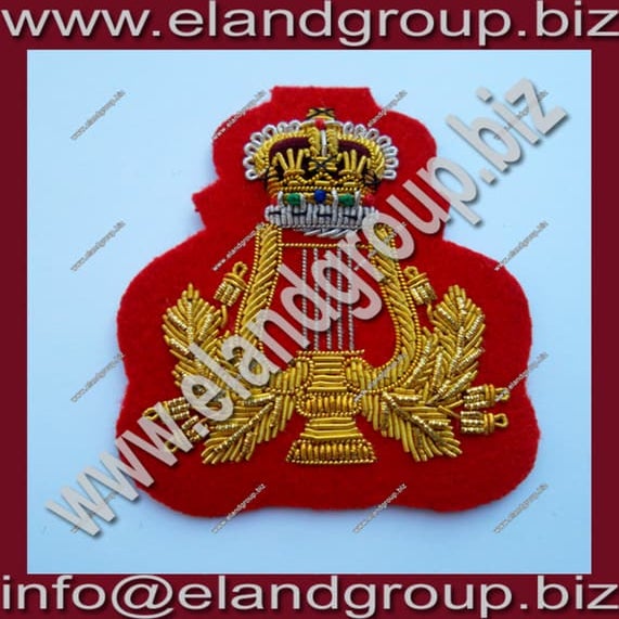 Gold bullion wire embroidered badge | PDF