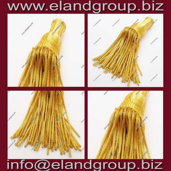 Gold bullion wire tassels | PDF