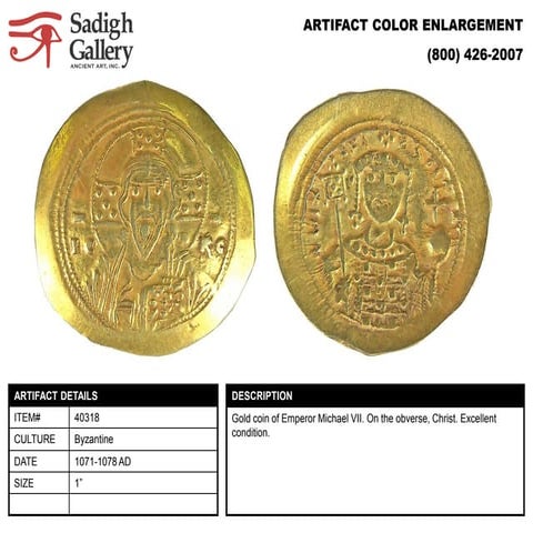 Gold coins from Sadigh Gallery | PDF