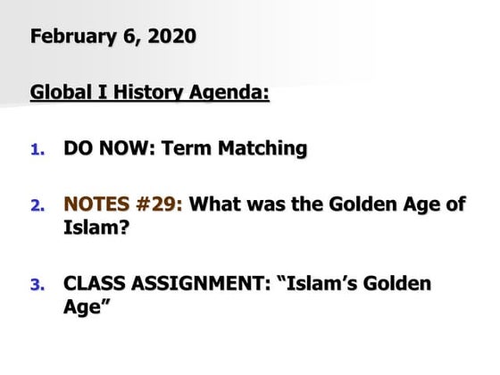 The islamic golden age | PPT