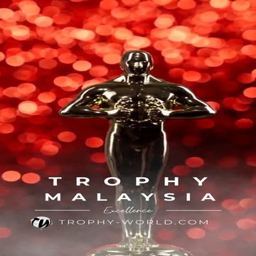 Golden Oscar Trophies at Trophy-World Malaysia | Custom Trophies & Plaques Supplier | PDF