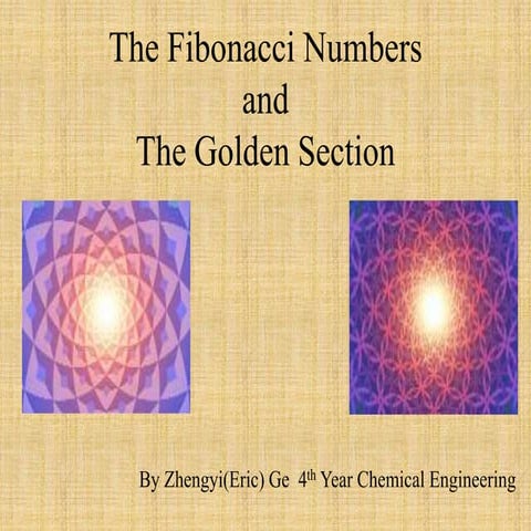Fibonacci Golden ratio | PPTX