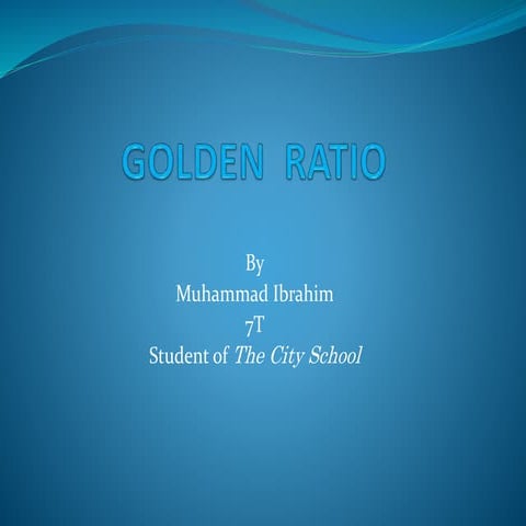 Golden ratio | PPTX