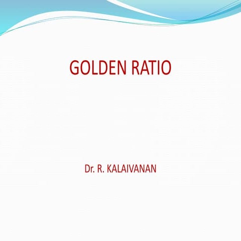 Golden ratio | PPTX