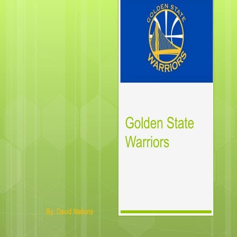 Golden state warriors | PPTX