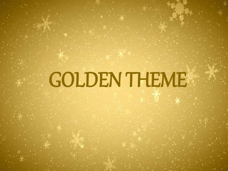 Golden Theme - All Rise Event Management