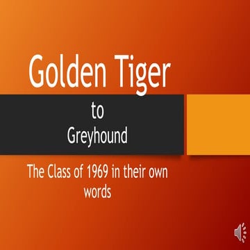 Golden tiger to greyhound (1) | PPTX