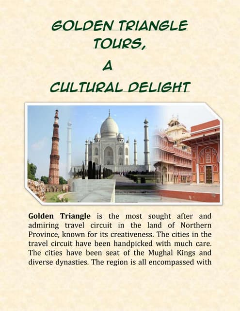 Golden Triangle Tour India | PPT