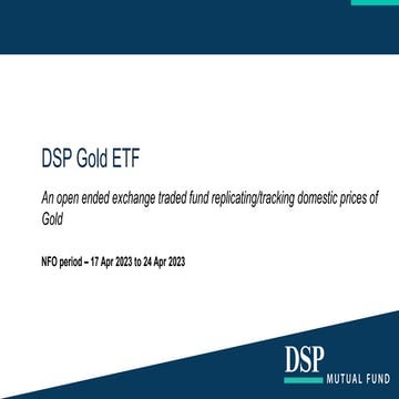 DSP Gold ETF Presentation April 2023.pdf