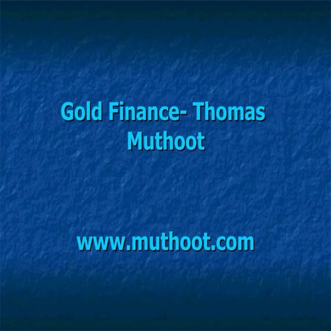 Muthoot finance MBA project | PDF