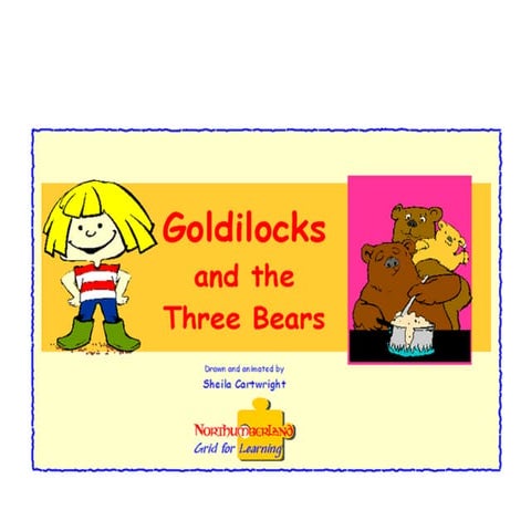 Goldilocks and the three bears ppt | PPT