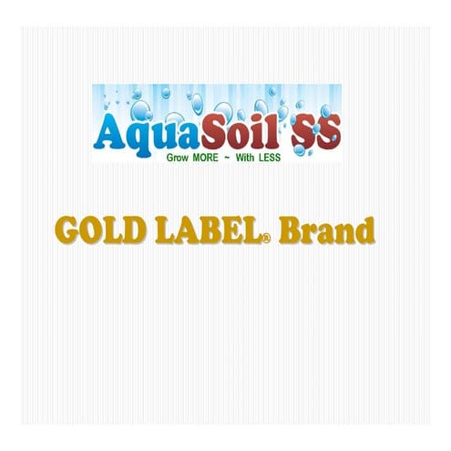 Gold label nutrient activator (as) | PDF