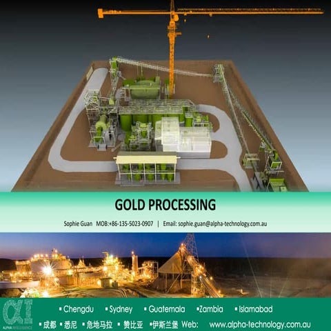Gold mineral process solution alpha sophie | PDF | Chemistry | Science